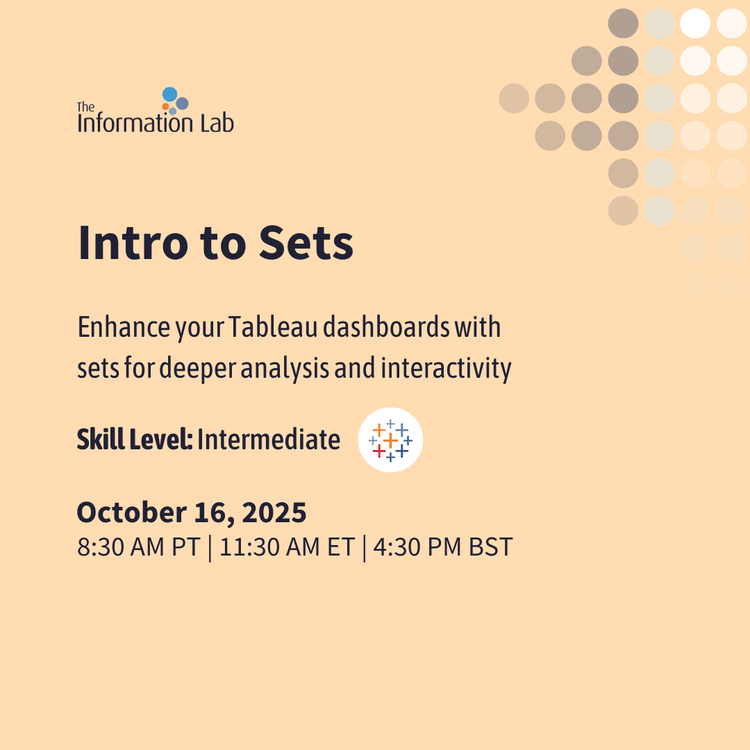 Intro to Sets in Tableau - The Information Lab