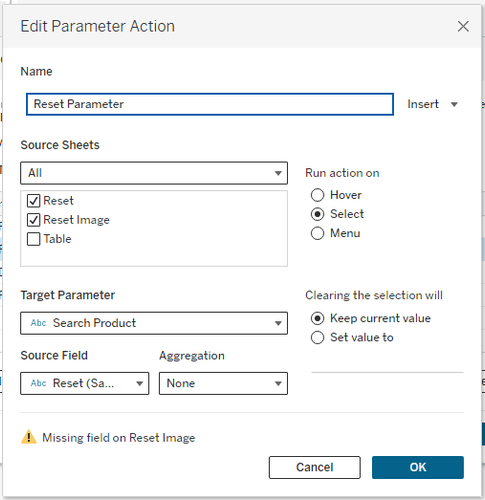 Creating a Global Reset Button in Tableau - The Information Lab